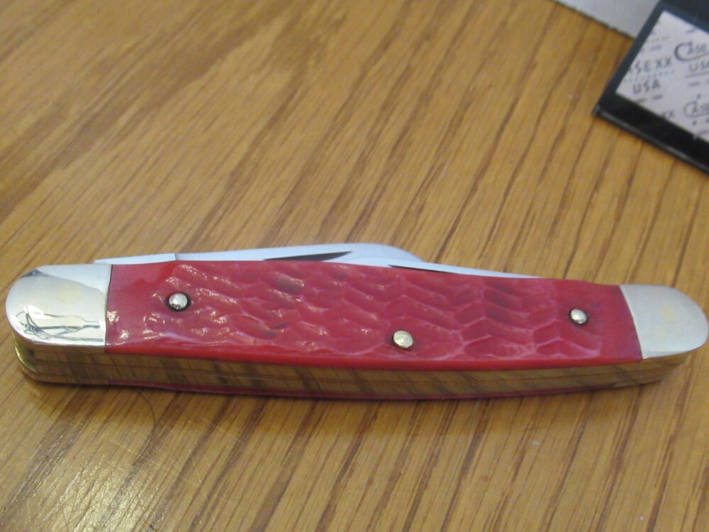 Hen Rooster Red Jigged bone Stockman Pattern # 313RPB
