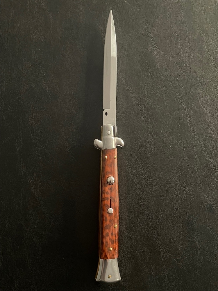 Frank B Snakewood 11 Inch Swivel Bolster Switchblade