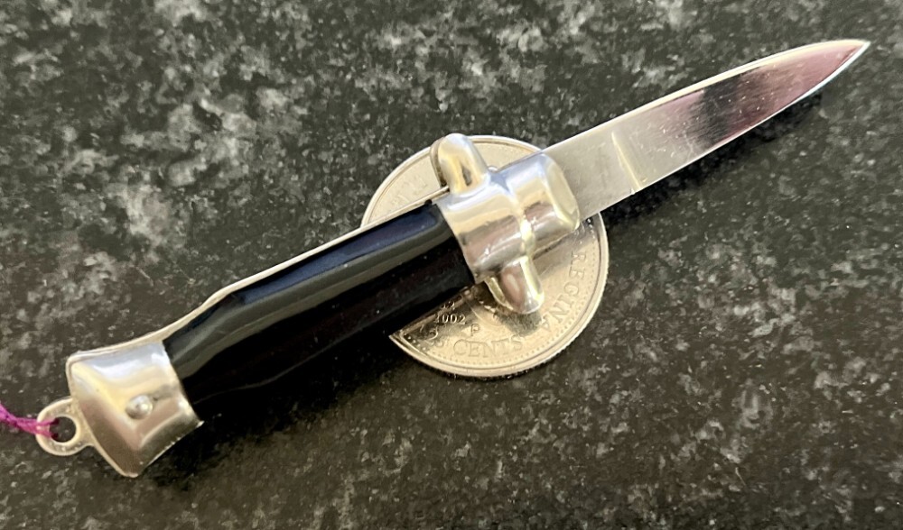 Rare Bambi Miniature Switchblade Keychain Knife, Made By Farfalli ...