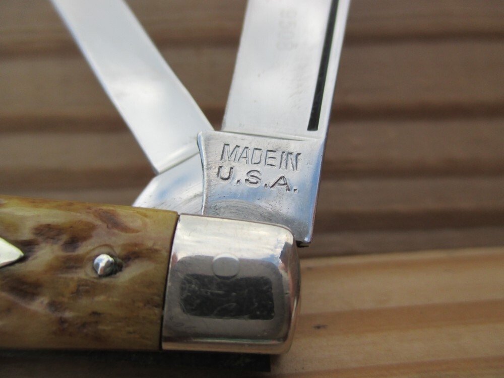Sta-Sharp Stainless Stock Knife 9508 Made In USA
