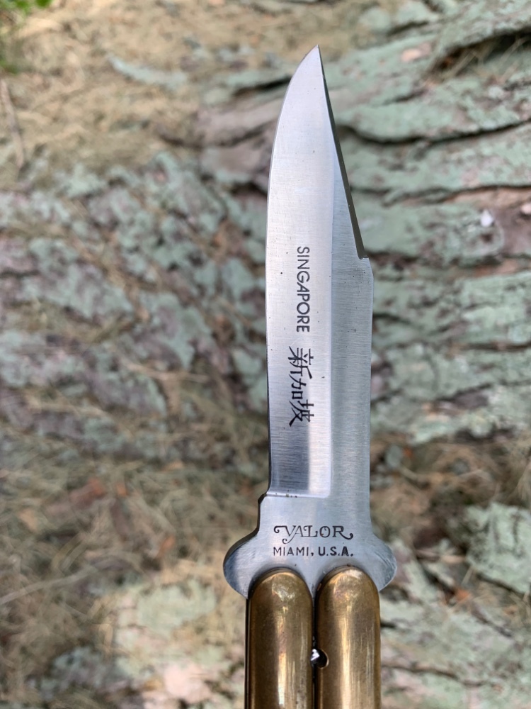 SINGAPORE, valor Japan brass Damascus pattern