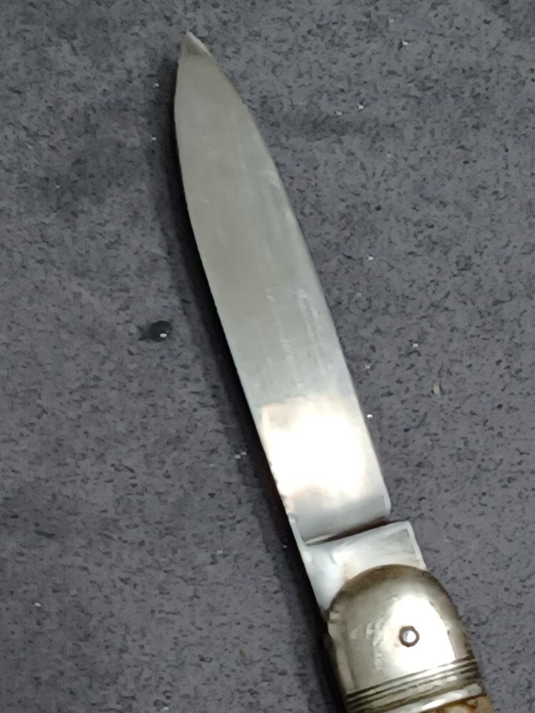 8" Vintage Hubertus Lever lock knife.