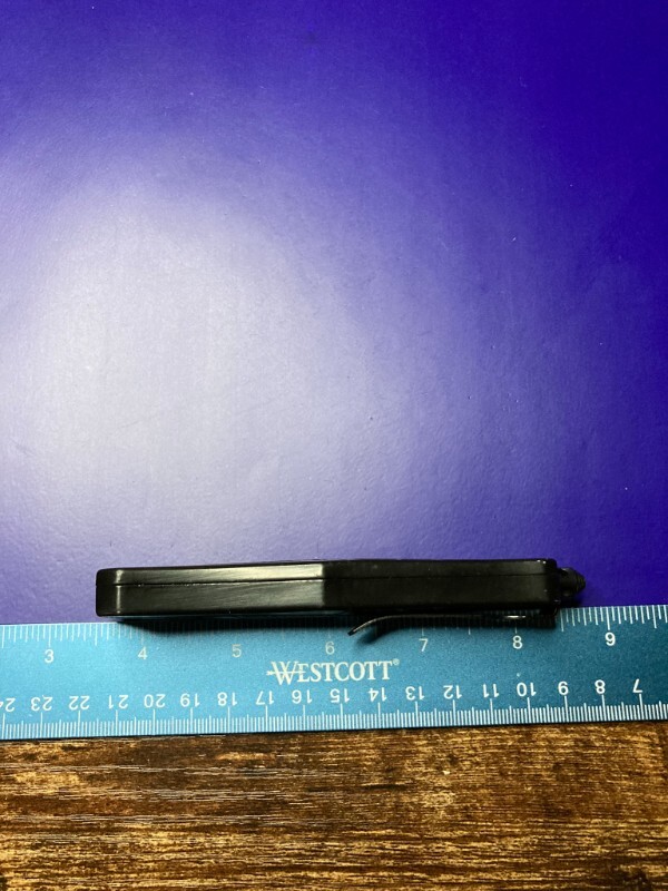 CobraTec Medium CTK-1 Black OTF with Sheath