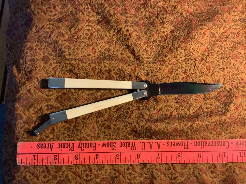 Butterfly Genuine Elephant Ivory Handles