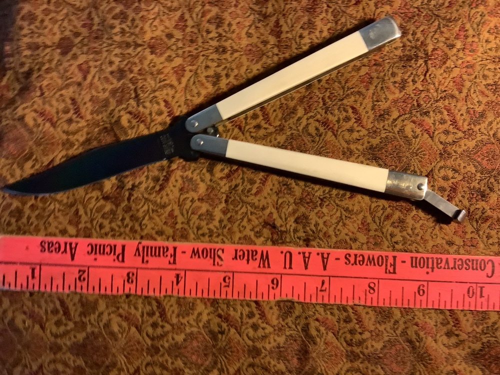 Butterfly Genuine Elephant Ivory Handles