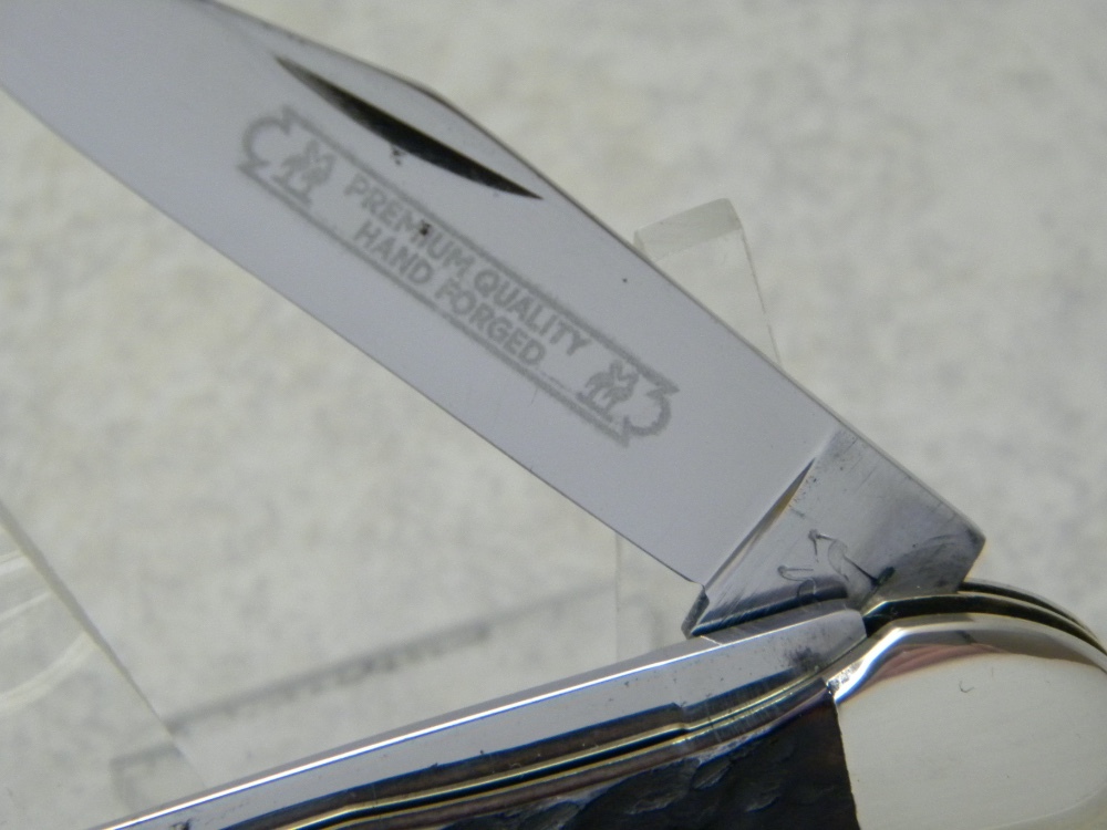 Kissing Crane Robt Klass Solingen Germany Bone Copperhead Knife Pre-1972