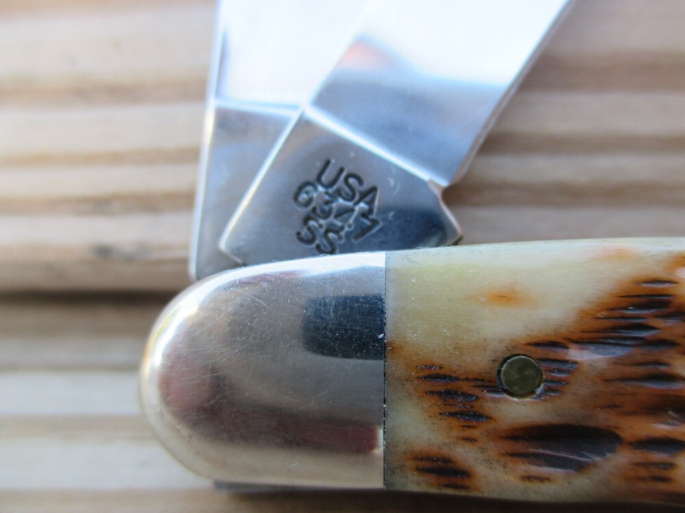 Case XX Amber Jigged Bone Stockman 6347