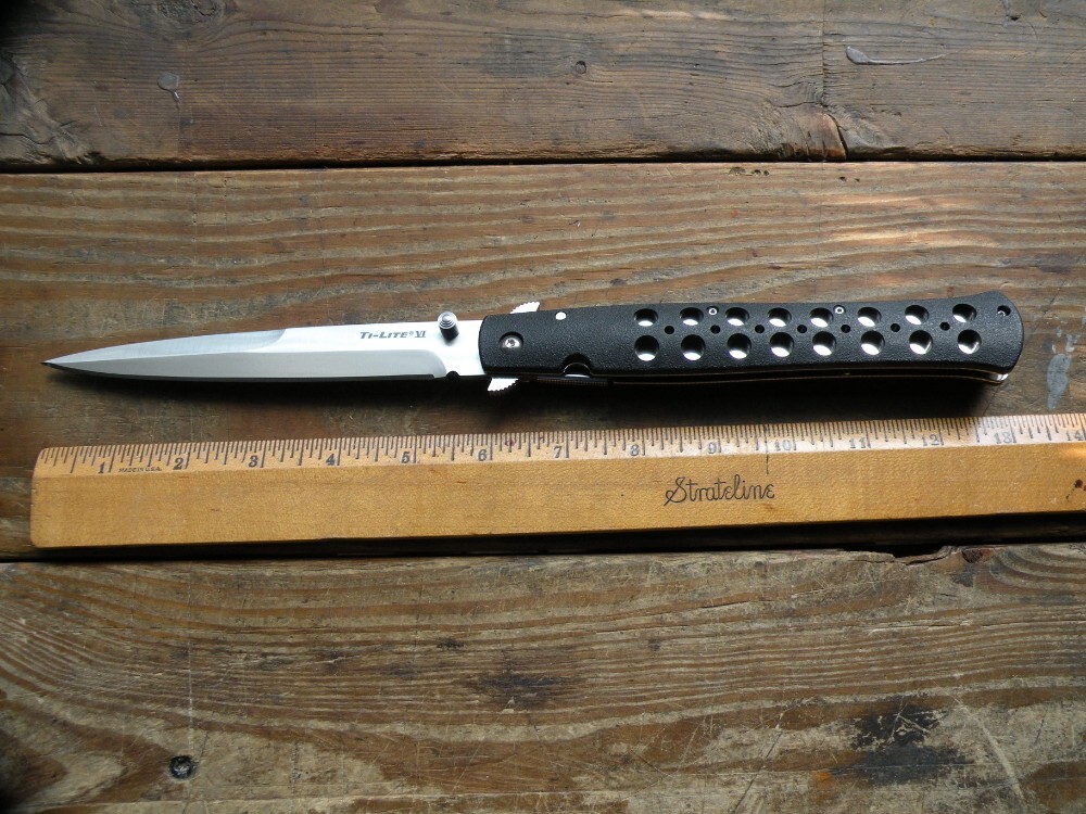 Cold Steel Ti-Lite 26SXP Liner Lock Knife Zytel Handle (6" Satin Blade ...