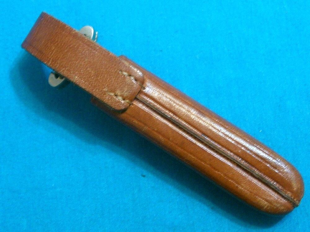 VINTAGE HARE RABBIT HUNTING TOLEDO SHOTGUN SHOT SHELL EXTRACTOR SHEATH ...