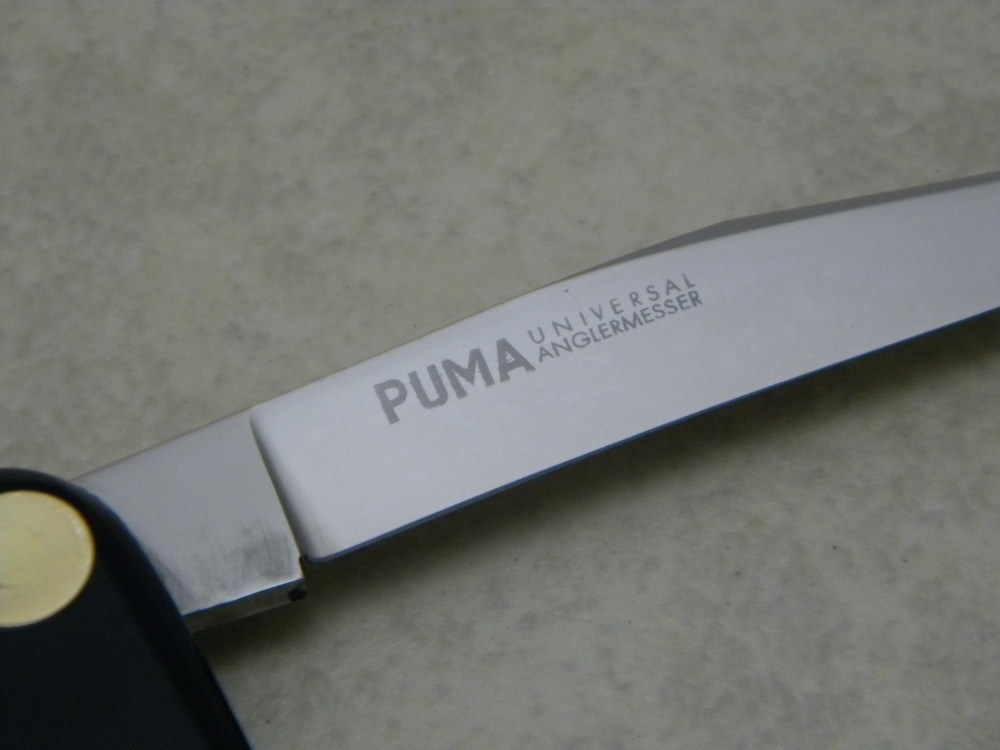 Puma Solingen Germany Black 863 Universal Anglermesser Fisherman's Knife
