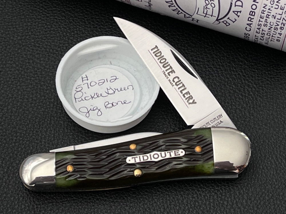 Great Eastern Cutlery GEC 57 Pickel Green Jigged Bine 570212 NIT