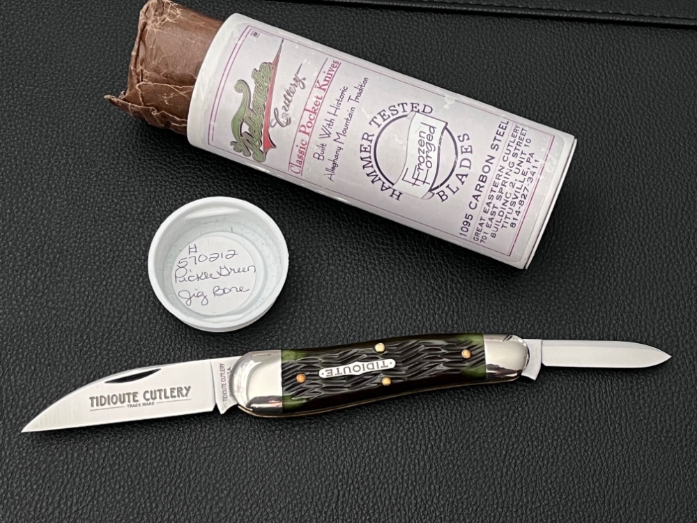 Great Eastern Cutlery GEC 57 Pickel Green Jigged Bine 570212 NIT