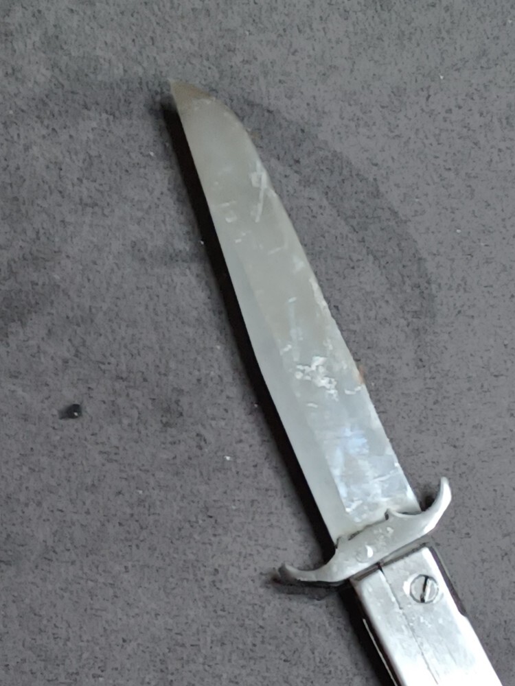 Vintage AK 47 Torsion Spring Swinguard Russian Prisons Knife.