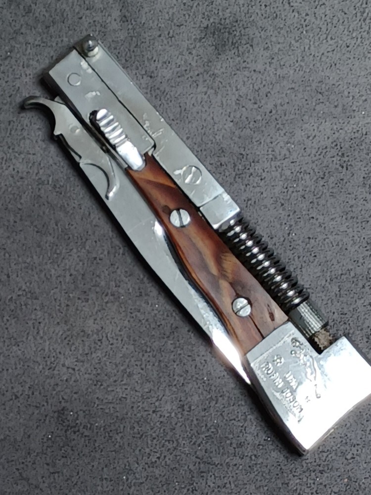 Vintage AK 47 Torsion Spring Swinguard Russian Prisons Knife.