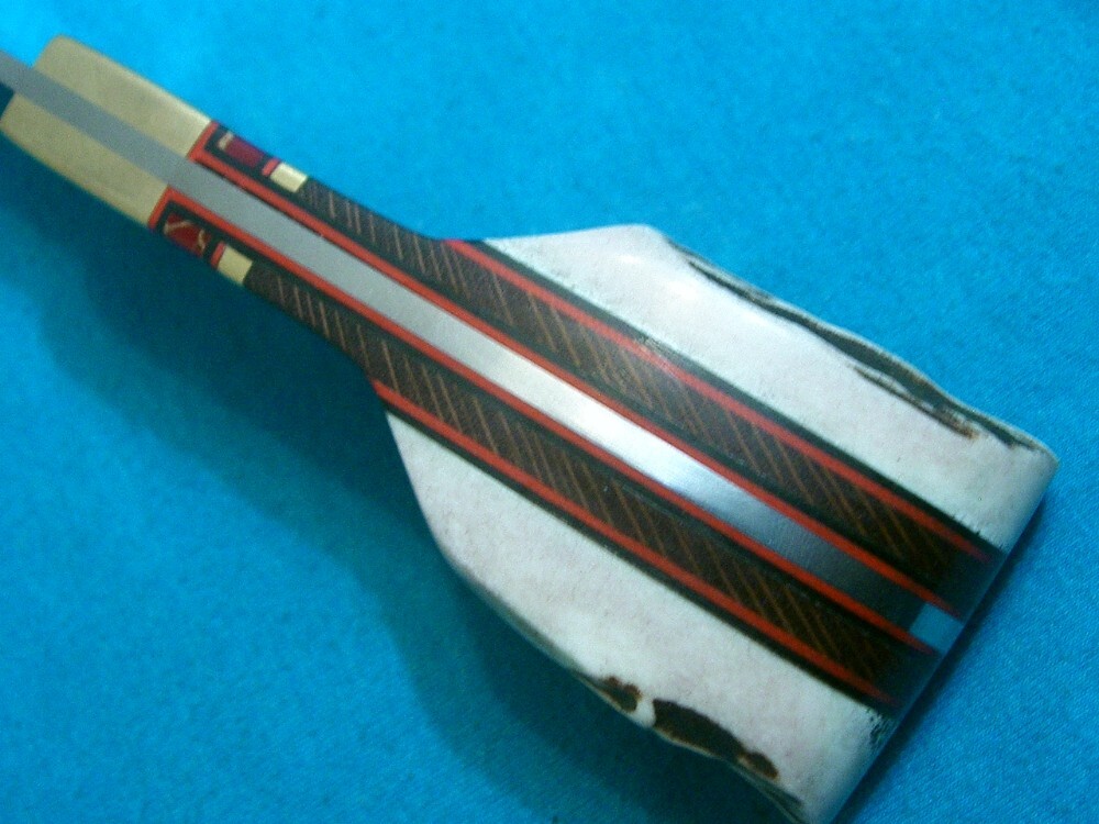 CUSTOM BUCK 113 FIXED BLADE EDC STAG LEOPARDWOOD RED GOLD STONE HUNTING ...