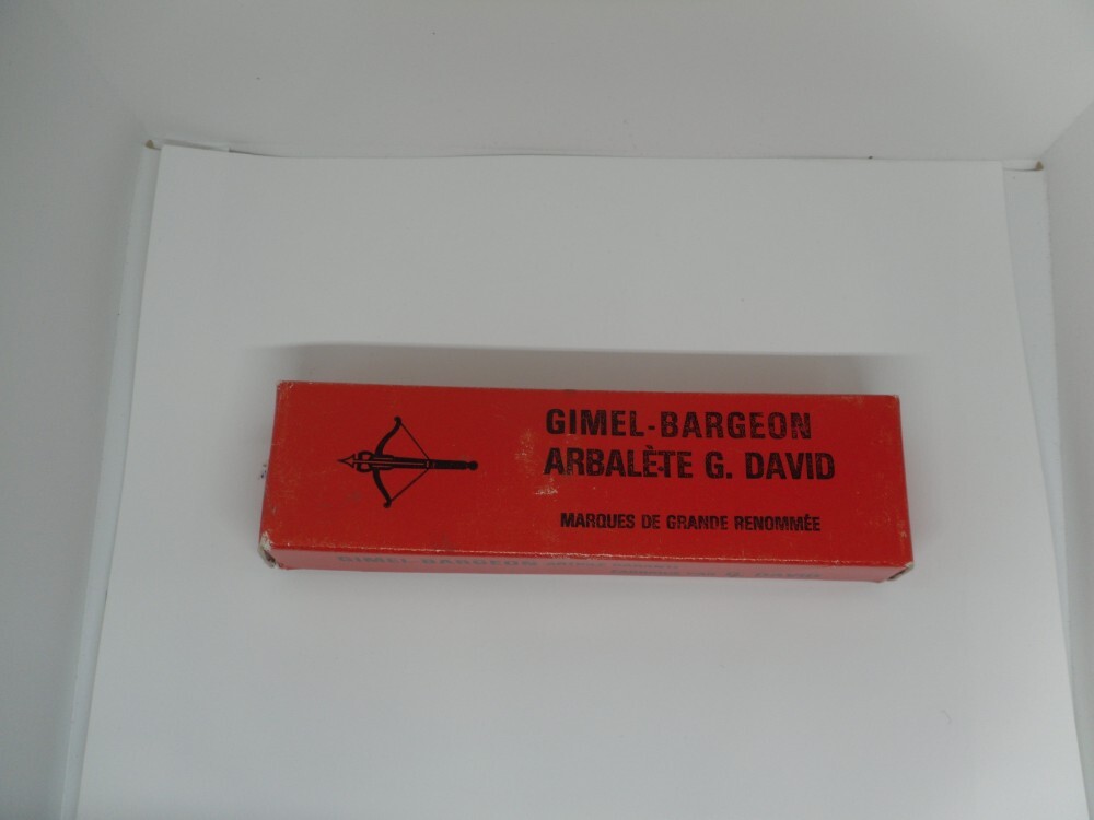 MEDIUM FRENCH BARGEON STILETTO "UNUSED" "NOS"