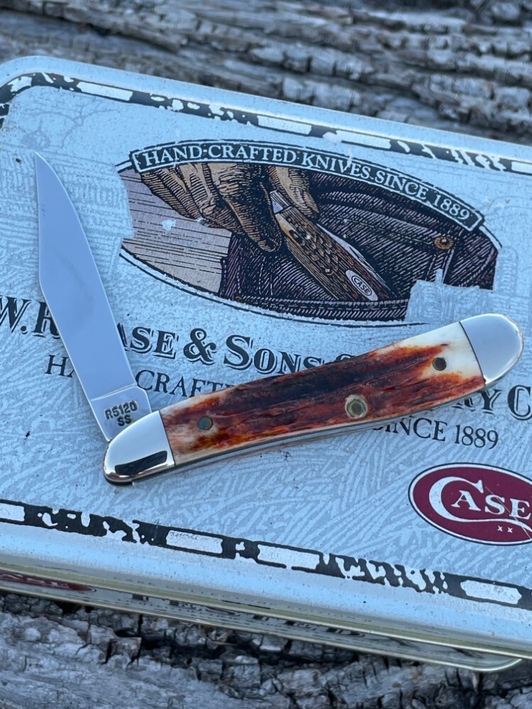 CASE XX ** 1996 SWAP MEET RED STAG 1 BLADE PEANUT