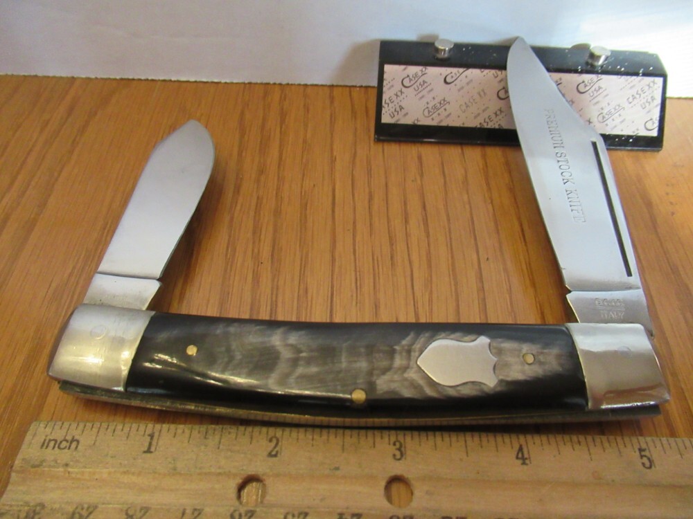 C.C.CO, Buffalo Horn Large Premium Stock Knife