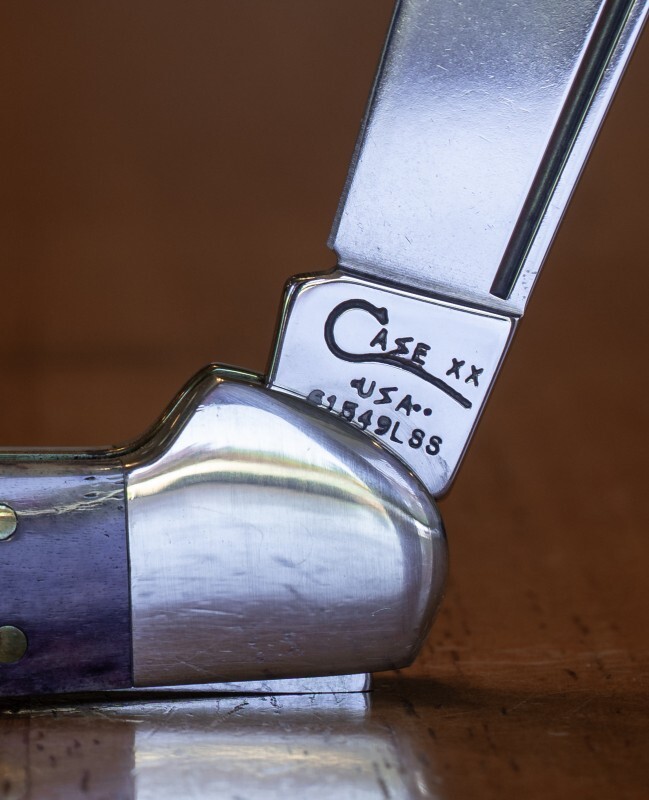 Case Copperlock 1997 61549L SS Long Tail C Smooth Purple Bone
