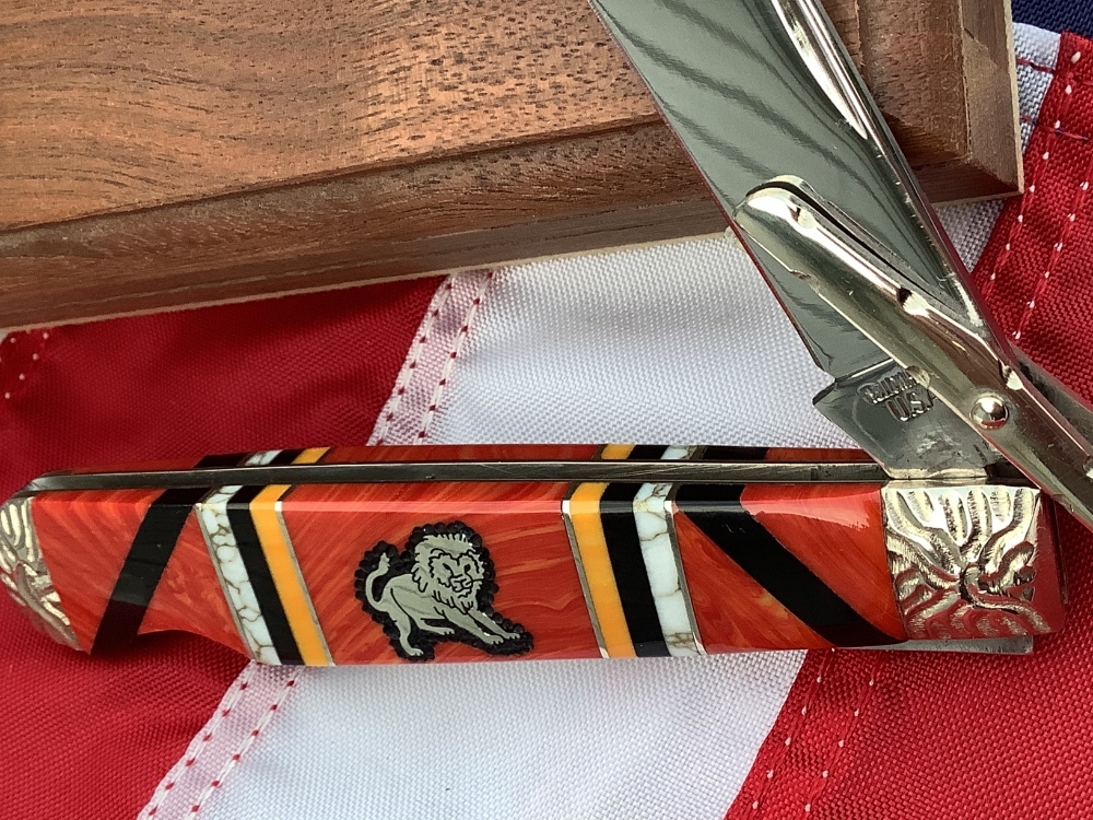 Queen "Brian Yellowhorse" #24 of 40 Swing guard Cheetah Knife W/ Great ...