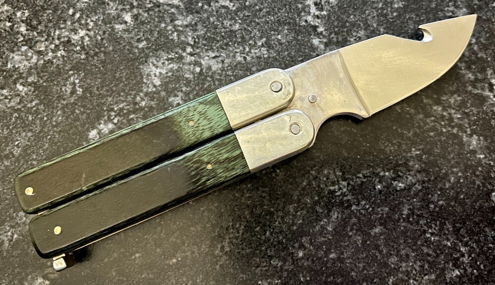 Vintage Taylor Mini Guthook Balisong aka Butterfly Knife, Japan, Used