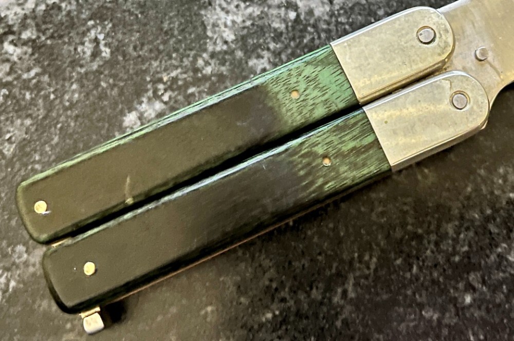 Vintage Taylor Mini Guthook Balisong aka Butterfly Knife, Japan, Used