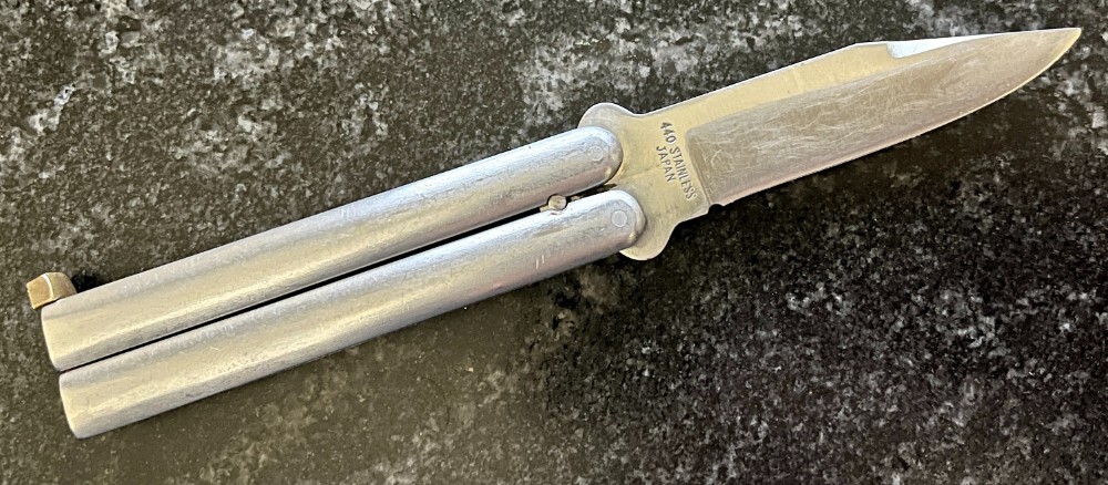 Vintage Fury Mini Hornet-I Balisong aka Butterfly Knife, Japan, Used
