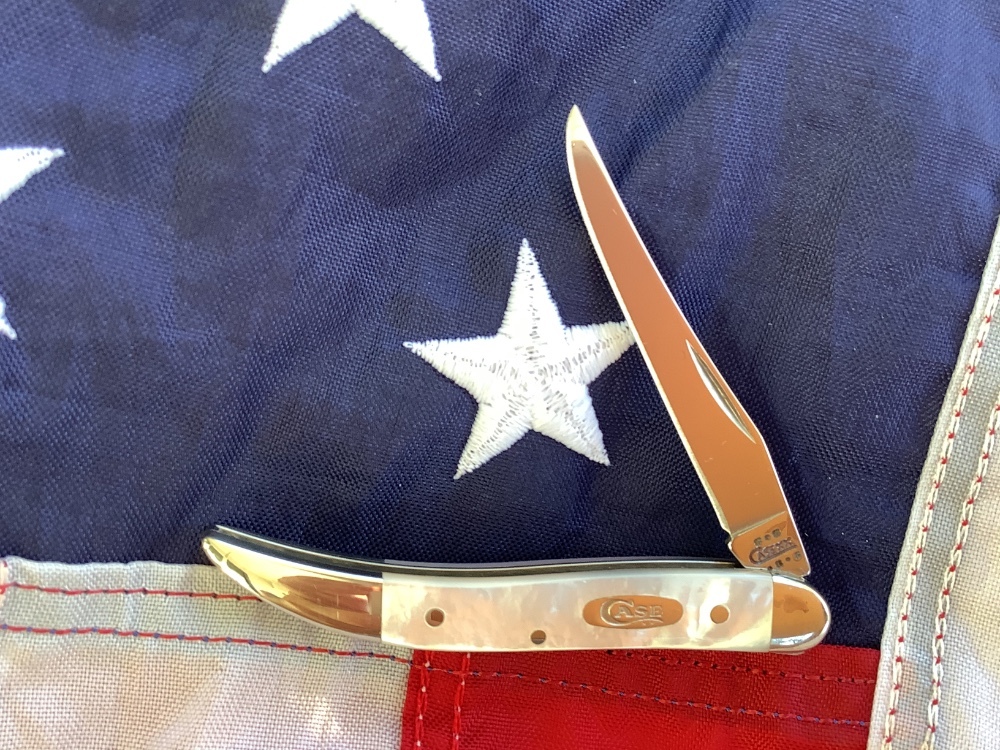 Case xx Tiny Trapper Pocket Knife (810096 SS) w/ Beautiful Mother of ...