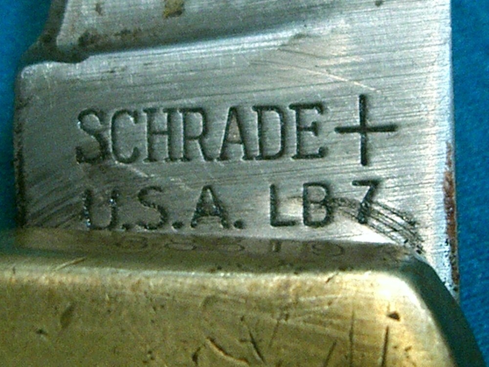 VINTAGE SCHRADE USA LB7 88319 BEAR PAW FOLDING HUNTER POCKET KNIFE ...