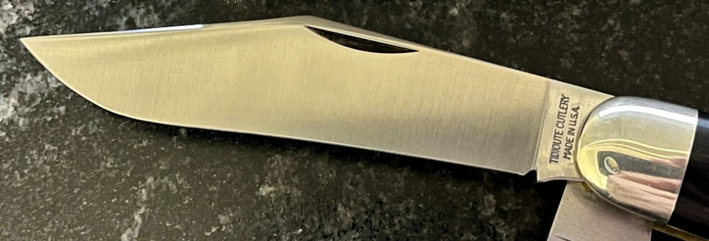 Great Eastern Cutlery Tidioute #981316 Texas Cattle Knife, Gabon Ebony ...