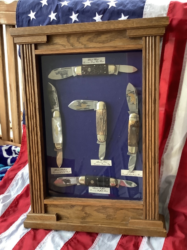 WOW!!! Bulldog Brand African Big Five Elephant Toe Knives in a Fancy ...