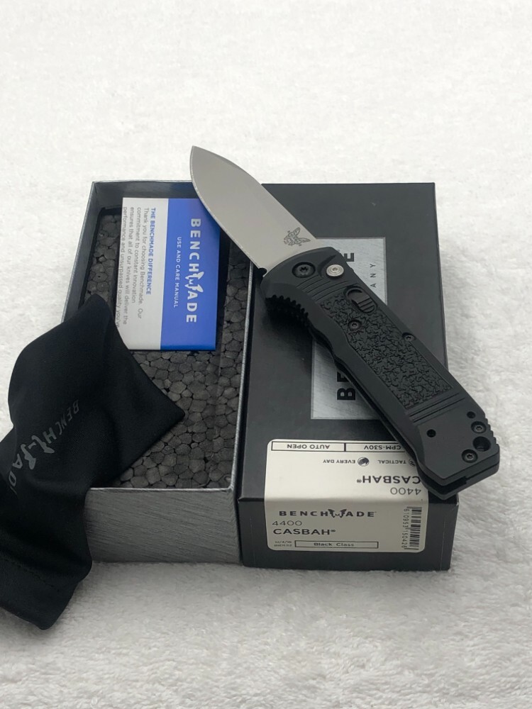 Benchmade 4400 Casbah Push Button Automatic Knife With Safety New In ...