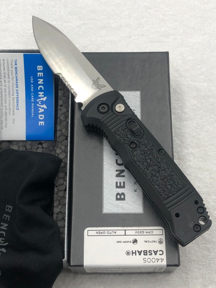 Benchmade 4400S Casbah Push Button Automatic Knife With Safety New In ...
