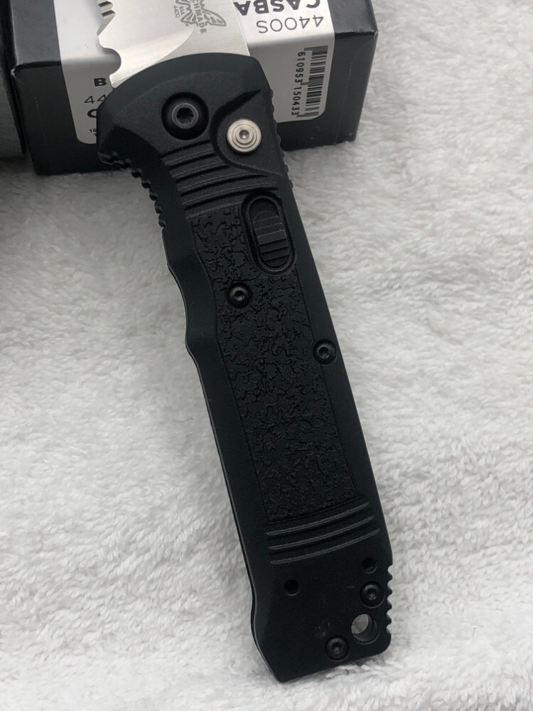 Benchmade 4400S Casbah Push Button Automatic Knife With Safety New In ...
