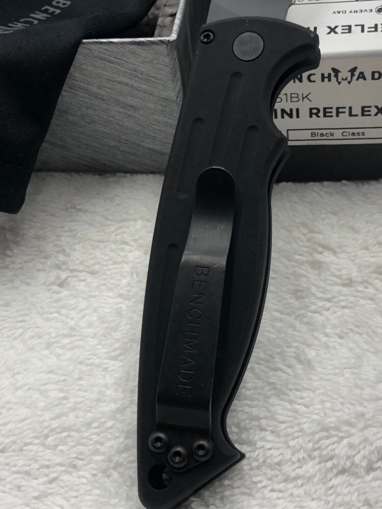Benchmade 2551BK Mini Reflex II Push Button Automatic Knife NIB Made ...