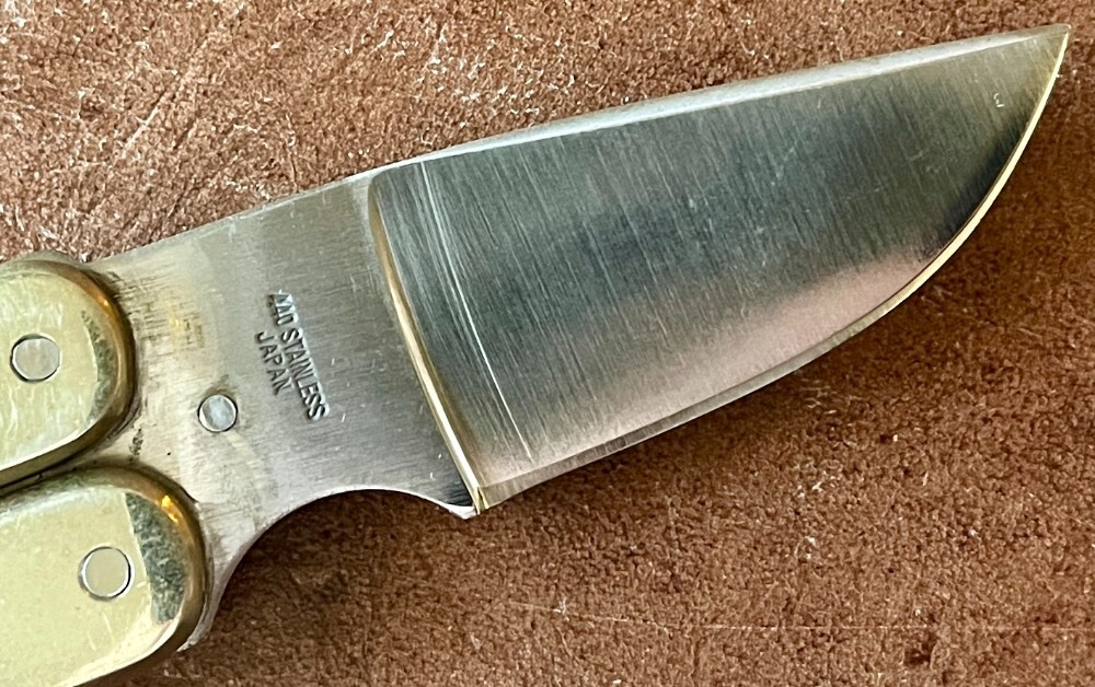 Vintage Fury Mini Balisong aka Butterfly Knife, Mahogany Wood Handle ...