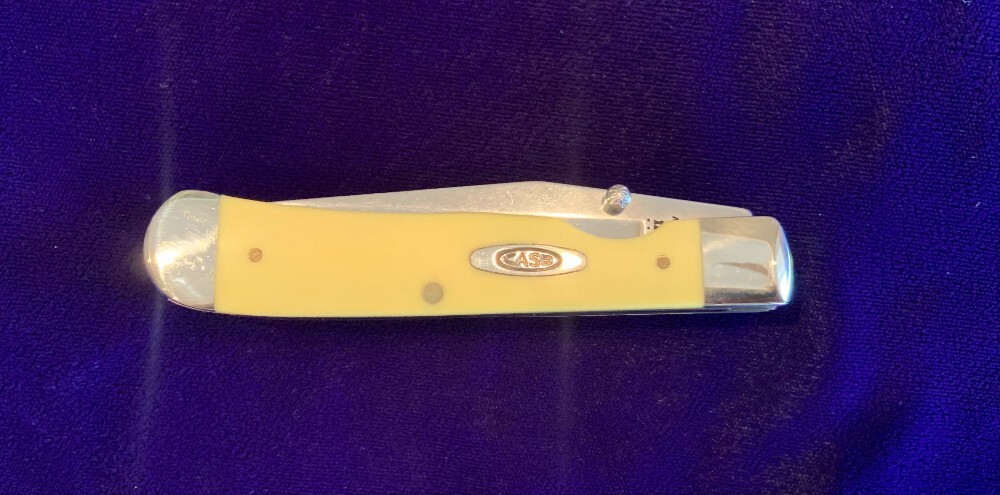 Case Trapper Lock Yellow Synthetic 3154LCV