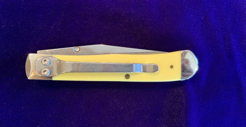 Case Trapper Lock Yellow Synthetic 3154LCV