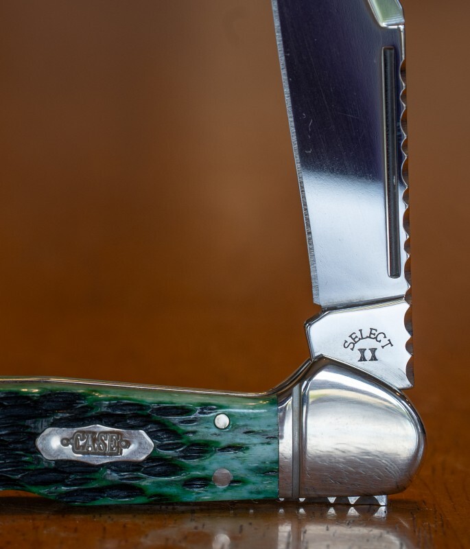 Case Copperlock Select Jigged Bermuda Green / 2007 / with Box and Case ...