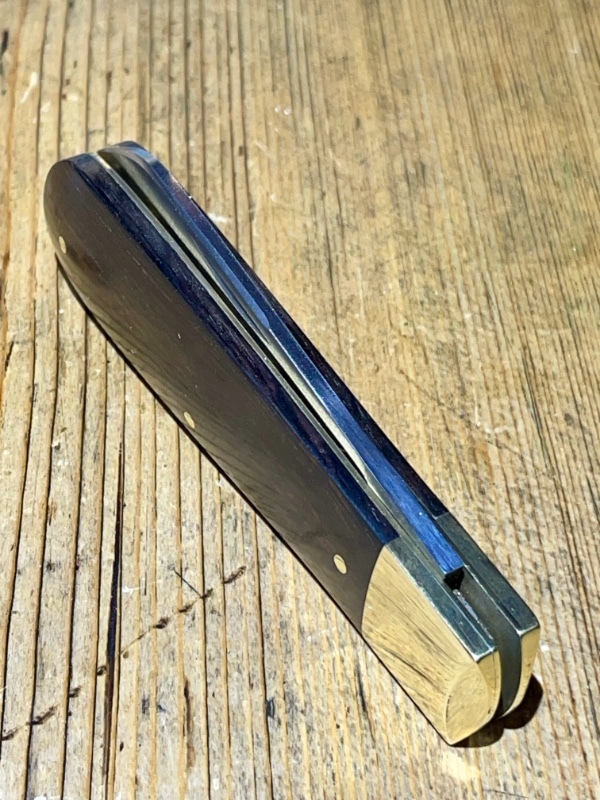 Michael May Lambsfoot Knife with Ebony scales, hand made in Sheffield ...