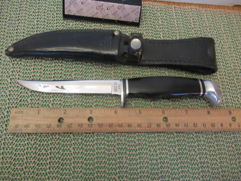 Case XX USA Era Black Composition Handle Model 2 Finn