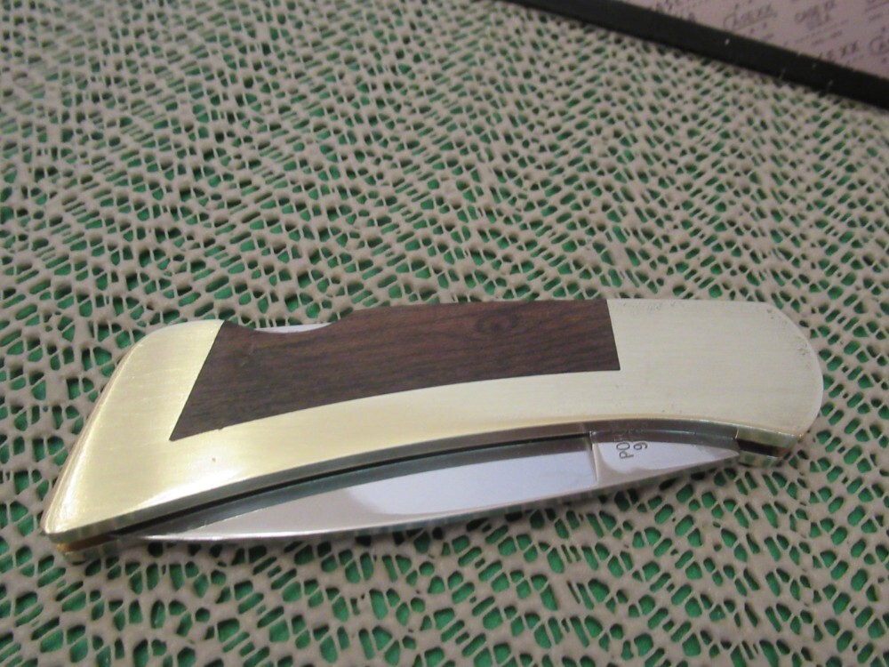 Gerber Wood Handle Folding Lock Back Model # FS-1