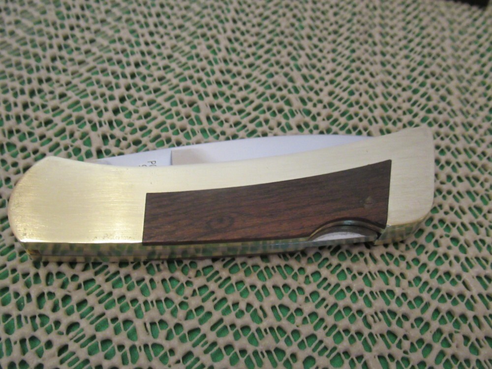 Gerber Wood Handle Folding Lock Back Model # FS-1