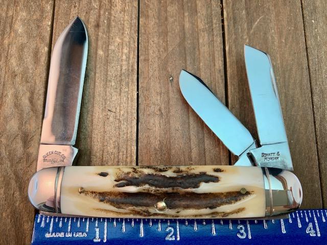 Schatt and Morgan Equal End Split Backspring Whittler Stag KKCA Club ...