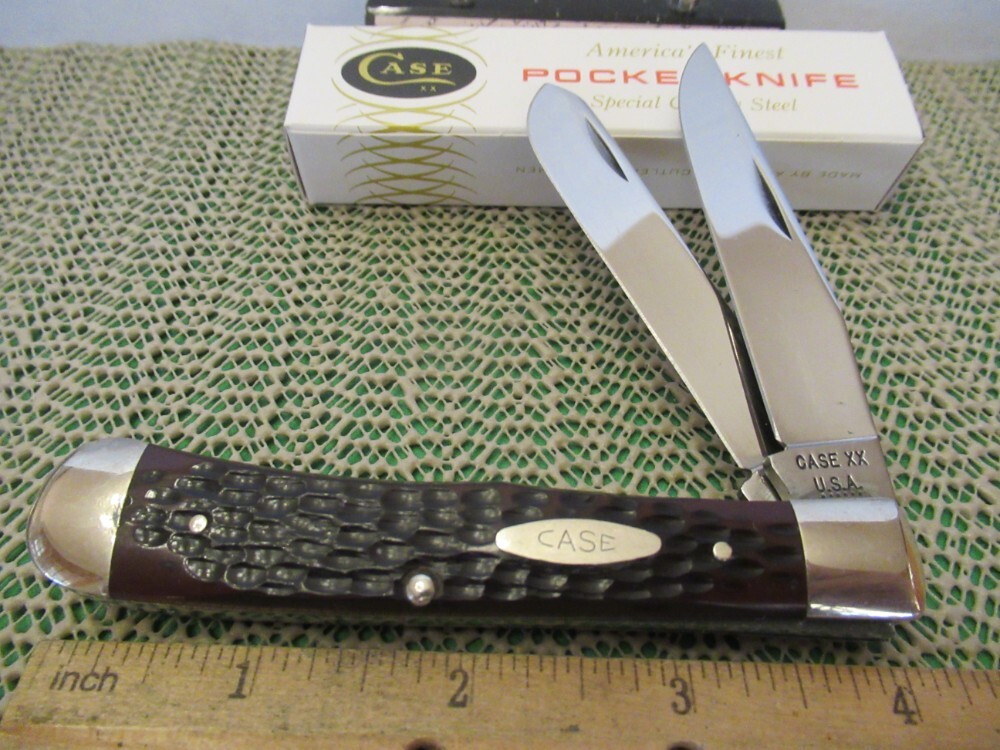 Case XX 1974 Delrin Handle Trapper Pattern # 6254