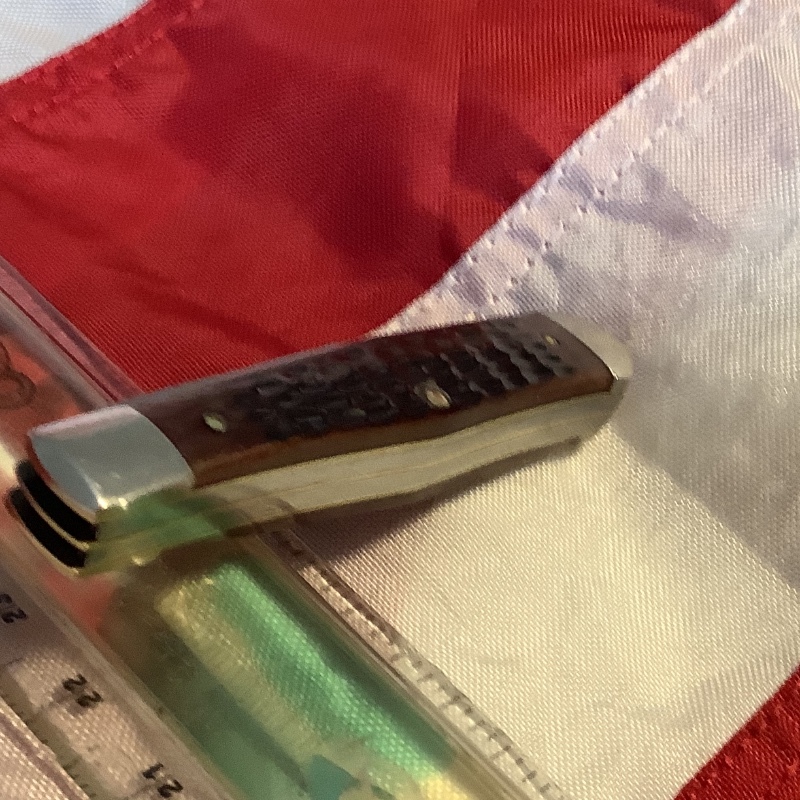 1977 Case xx Small Coke Bottle Knife w/ Nice Derlin handles Mdl#6225 1/ ...