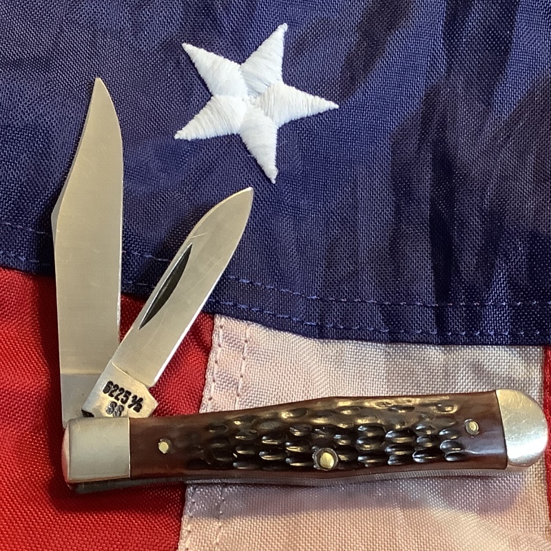 1977 Case xx Small Coke Bottle Knife w/ Nice Derlin handles Mdl#6225 1/ ...