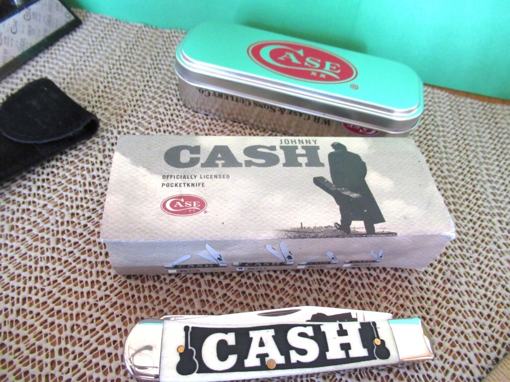 Case XX Limited Edition 2008 Jonny Cash Natural Bone Trapper Pattern ...