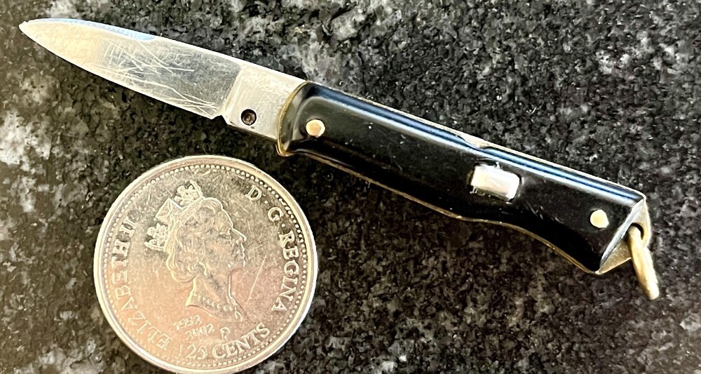 Rare Miniature Ackermannchen Switchblade Knife, INOX Over Patent, By ...