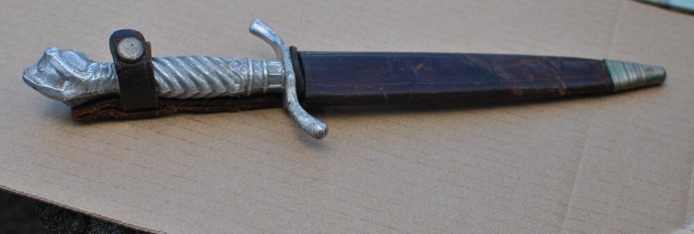 Ball And Claw Dagger Korium Solingen Germany 1950's Original Sheath 10 ...